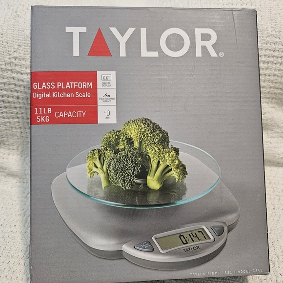 Taylor | Kitchen | Taylor Glass Platform Digital Kitchen Scale Nib ...